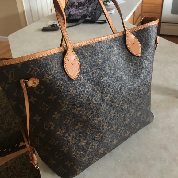 Louis Vuitton | Bags | Authentic Monogram Neverfull Mm | Poshmark